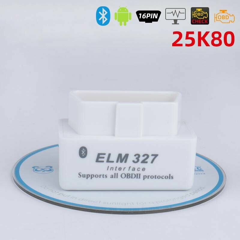 ELM327 V1.5 Bluetooth OBD-II сканер — чтение и удаление ошибок, показ параметров двигателя, поддержка ISO и J1850
