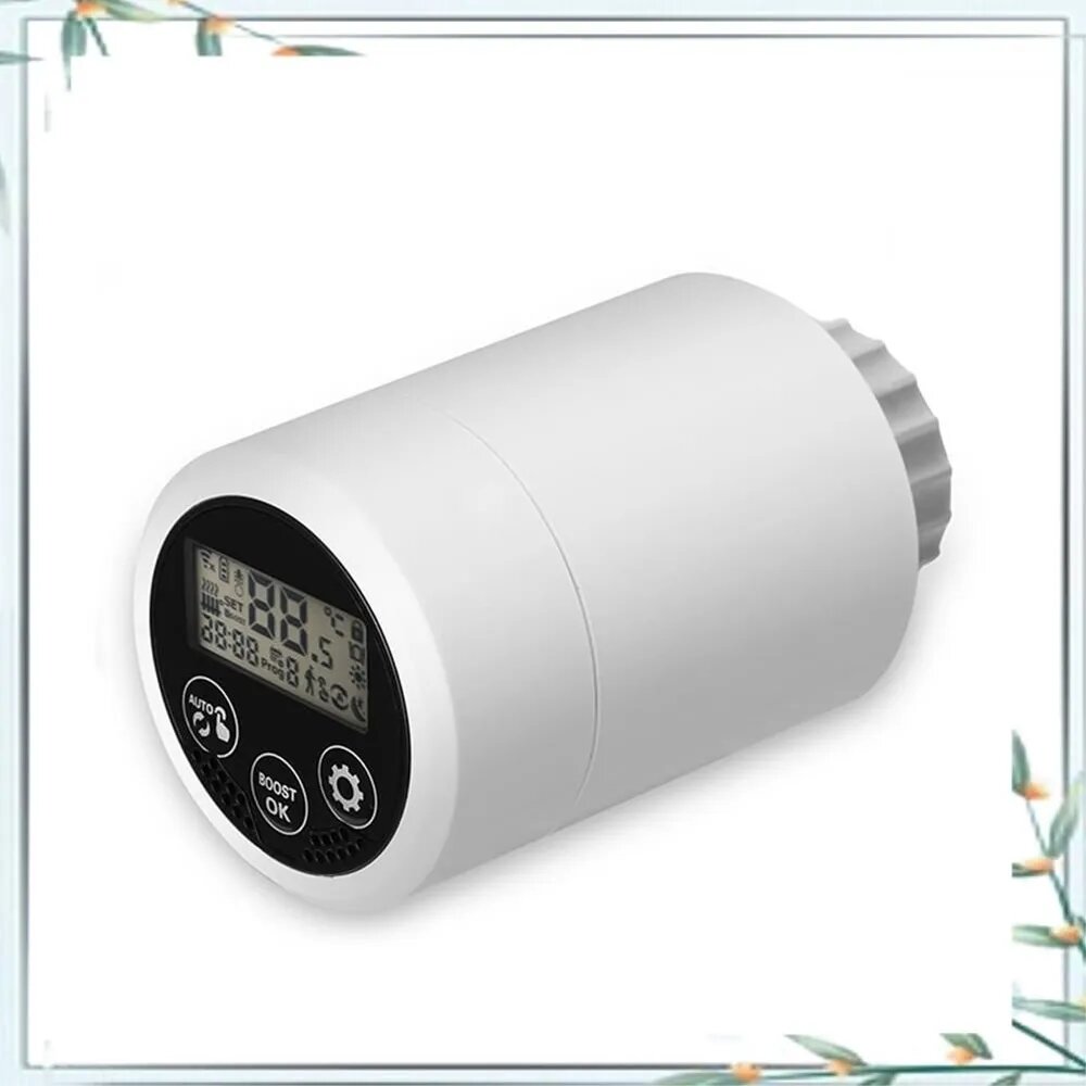 (J M X W) Tuya Zigbee 3.0 Термостат Радиаторный клапан Smart TRV Программируемый контроллер температуры совместим с Home Gateway