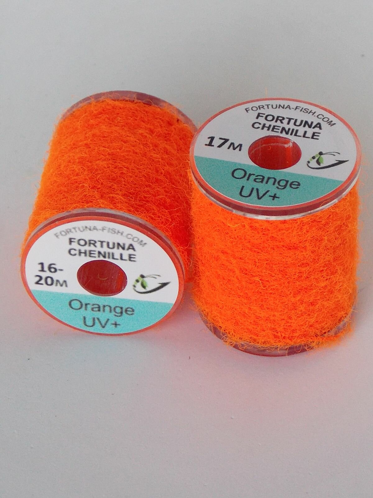 Синель Fortuna Chenille, цвет UV Orange (17 м. на катушке)