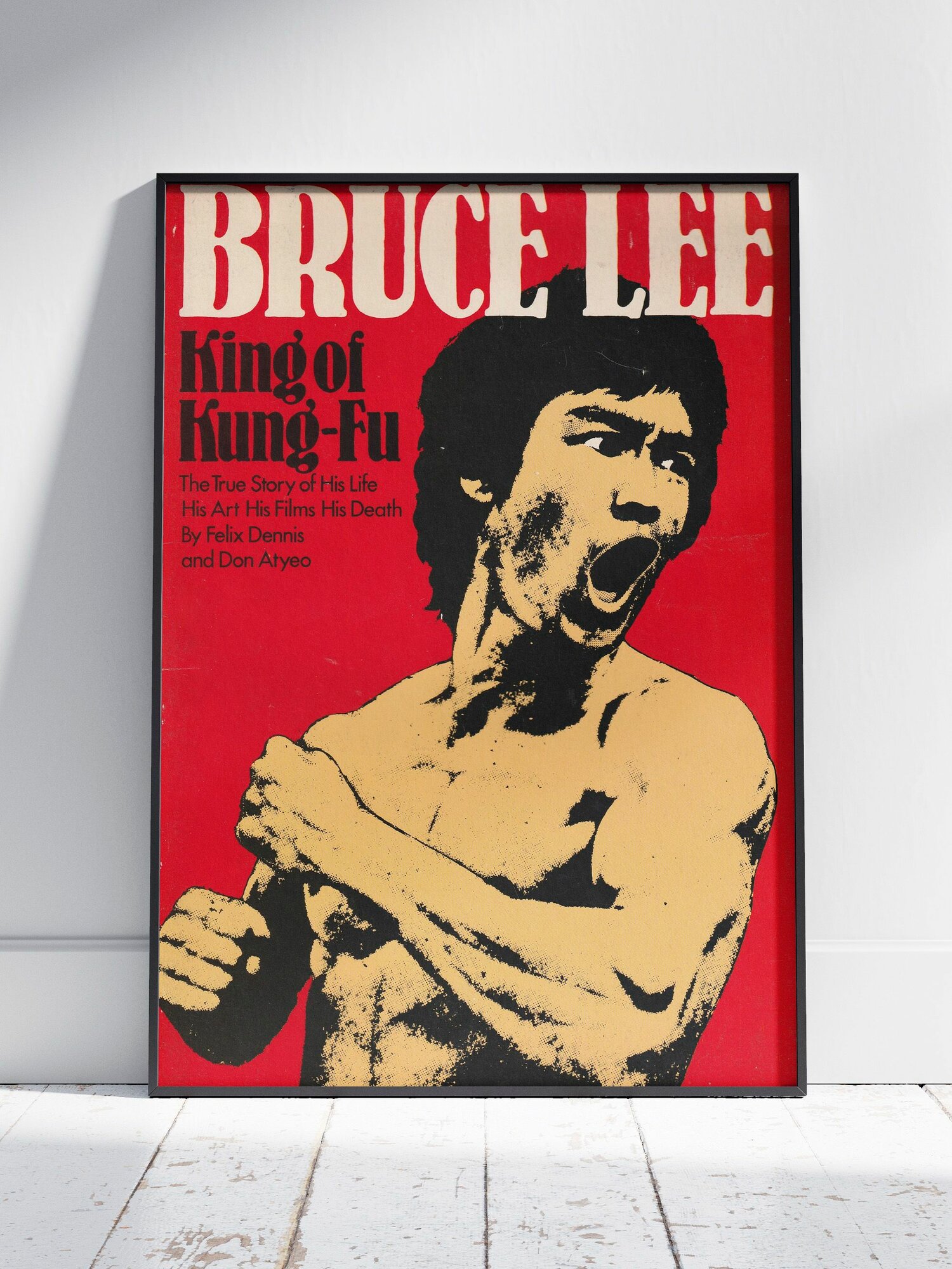 Плакат на стену для интерьера Джит Кун До - Jeet Kune Do (Брюс Ли - Bruce Lee 9) - Постер по спорту и физической активности формата A4 (21x30 см)