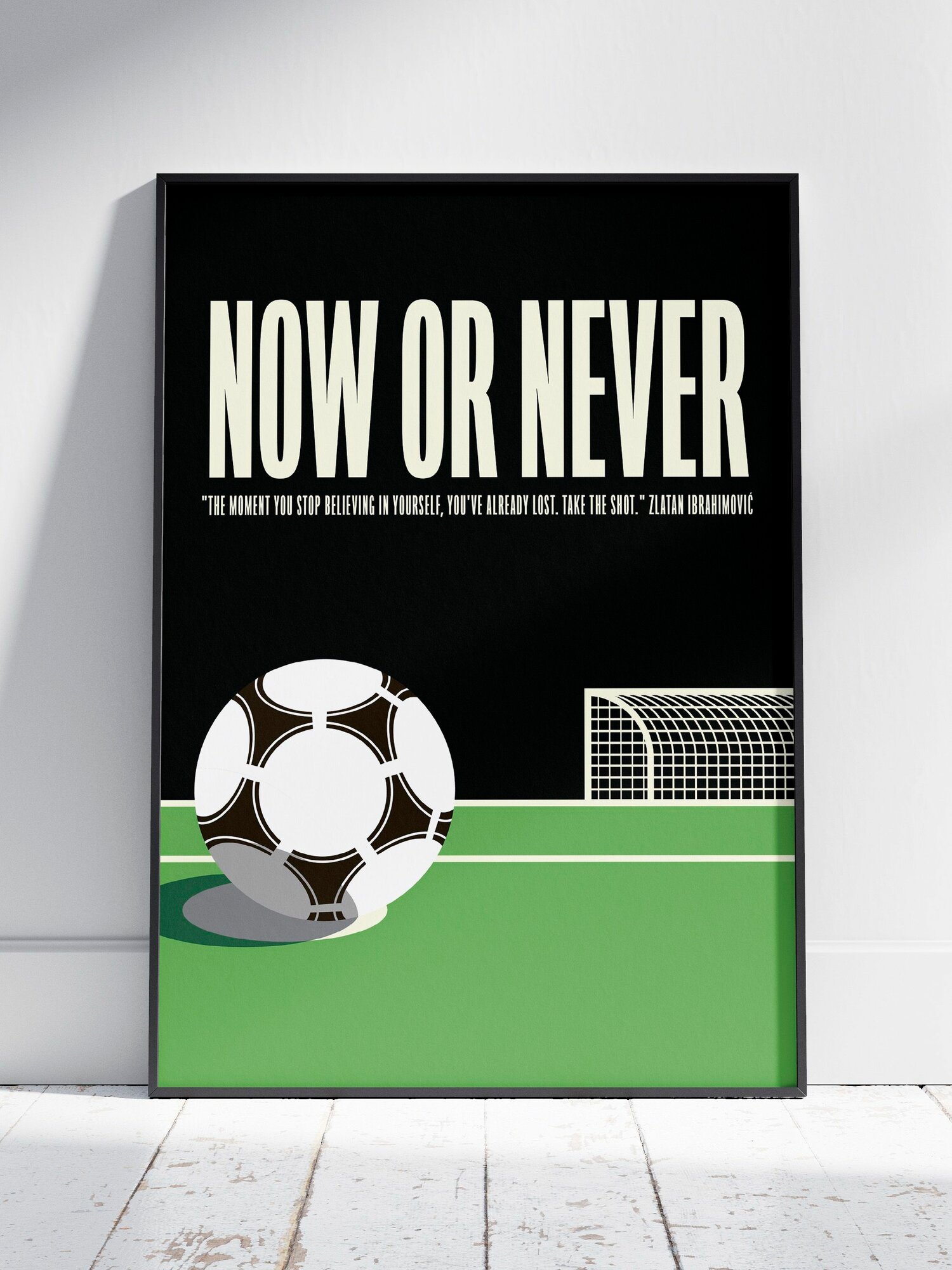 Плакат на стену для интерьера Спорт (Футбол - Soccer 7) - Постер по спорту и физической активности формата A4 (21x30 см)