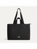 Сумка тоут Bagsmart, фактура гладкая, черный