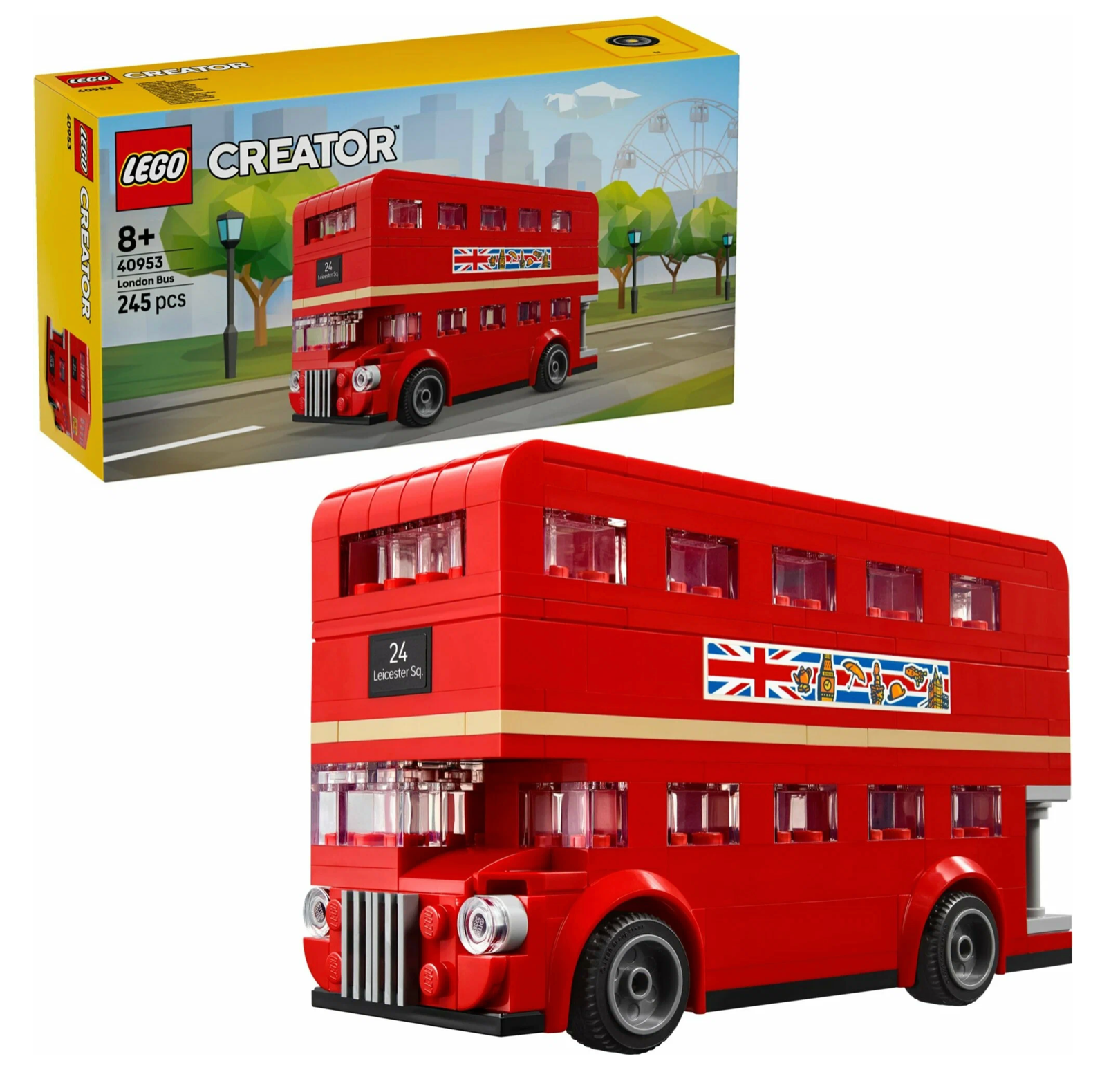 Конструктор LEGO Creator 40953 Лондонский автобус, 245 деталей, от 8 лет
