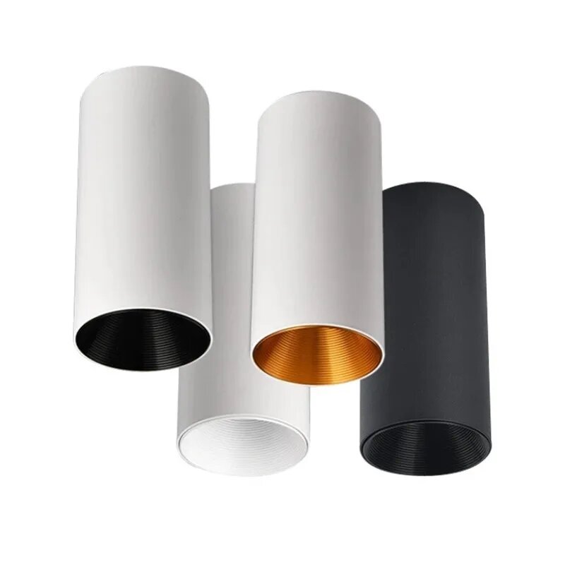 Потолочные светильники OUIO, белые и золотые, COB, 10/15/20Вт Warm white 3000K, White and White 20W