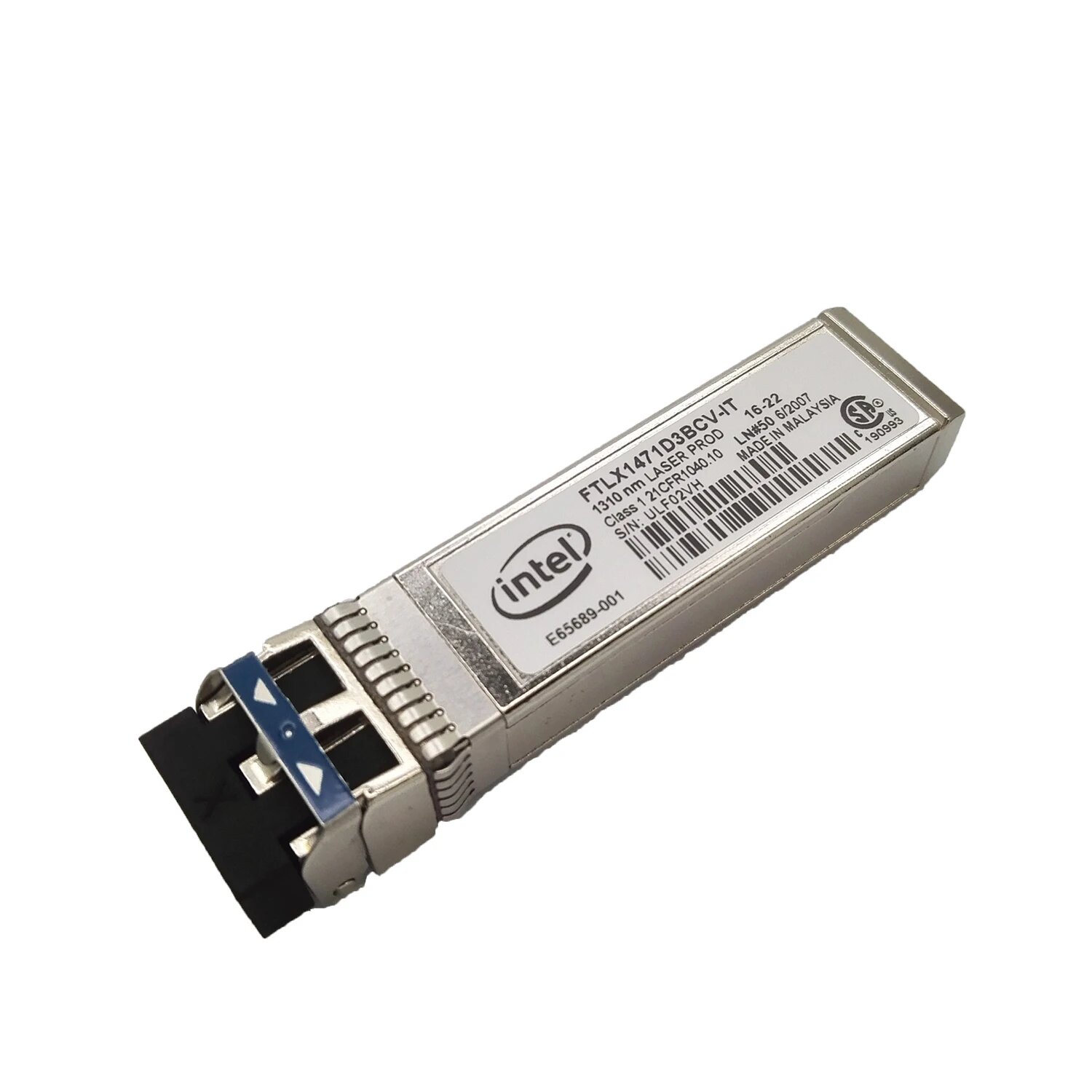 Оптоволоконный трансивер Lemspum FTLX1471D3BCV-IT 10G SFP+ для Intel X520-DA2/DA1 1310нм 10км