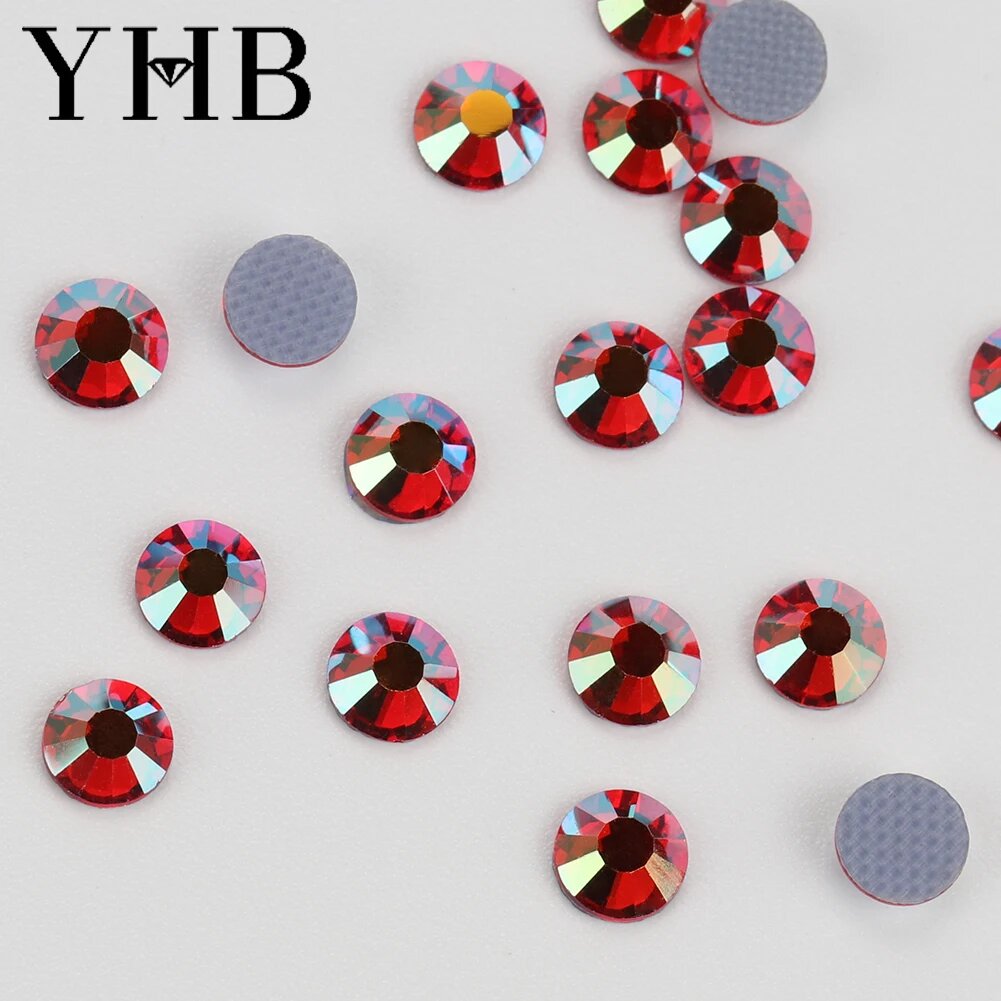 Кристаллы YHB 2mm SS6 130AB Siam AB, 1440шт