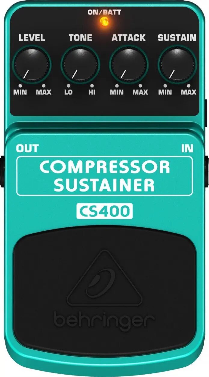 Педаль эффектов для электрогитары Behringer CS400 Comressor/Sustainer, Behringer (Беринжер)