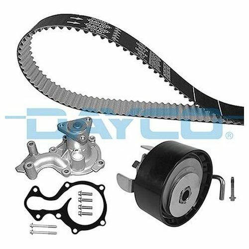Ремень грм (комплект) Dayco KBIOWP030 для Ford B-MAX, Fiesta VI, Focus III