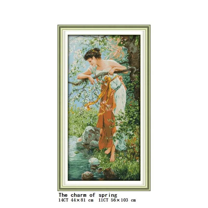 Набор для вышивания крестом "The charm of spring" 14CT