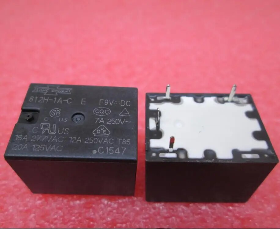 Реле 812H-1A-C-9V 812H-1A-C-9VDC 812H-1A-C 9VDC DC9V 9V 10A Реле DIP4