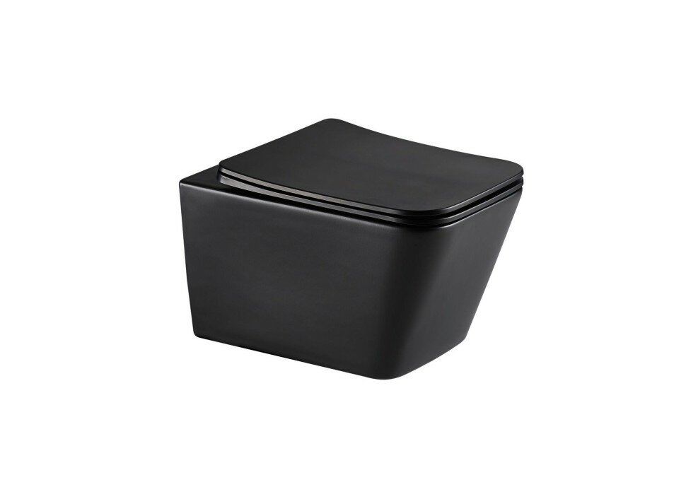 Унитаз подвесной Tornado Gid Tr2143TF-BM 62302Y черный матовый 49x34x36