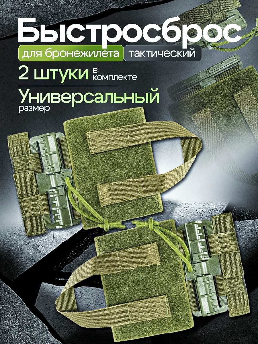 Быстросброс для бронежилета / Система быстрого сброса Black Hawk