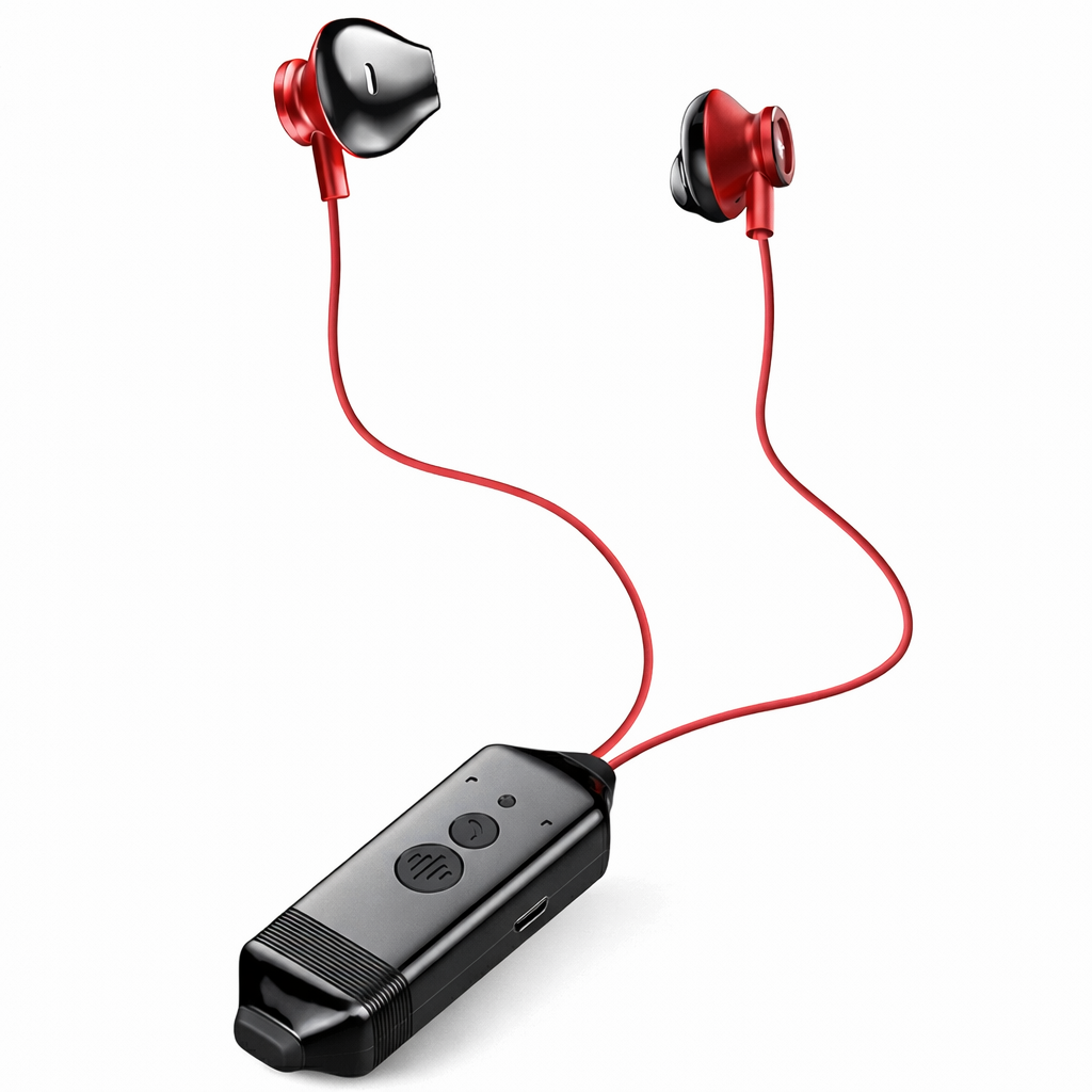 Беспроводная Bluetooth гарнитура-диктофон для записи телефонных разговоров и звонков в мессенджерах арт. 2005