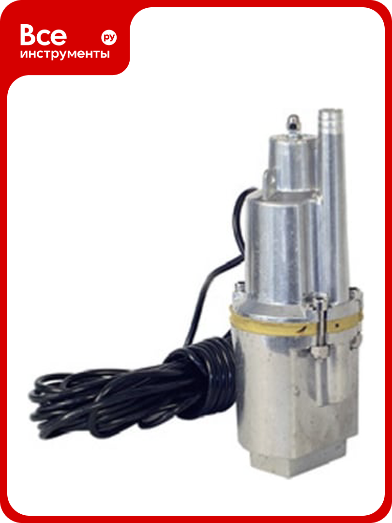 Насос вибрационный погружной для колодцев и резервуаров ViEiR верхний забор, 10м VER60-10