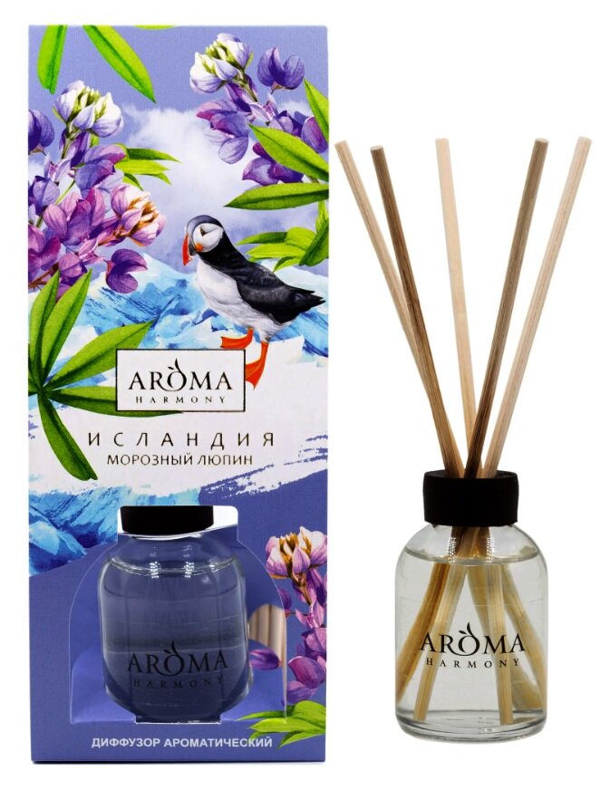 Диффузор для помещений Aroma Harmony "Исландия", для всех типов комнат, 30 мл