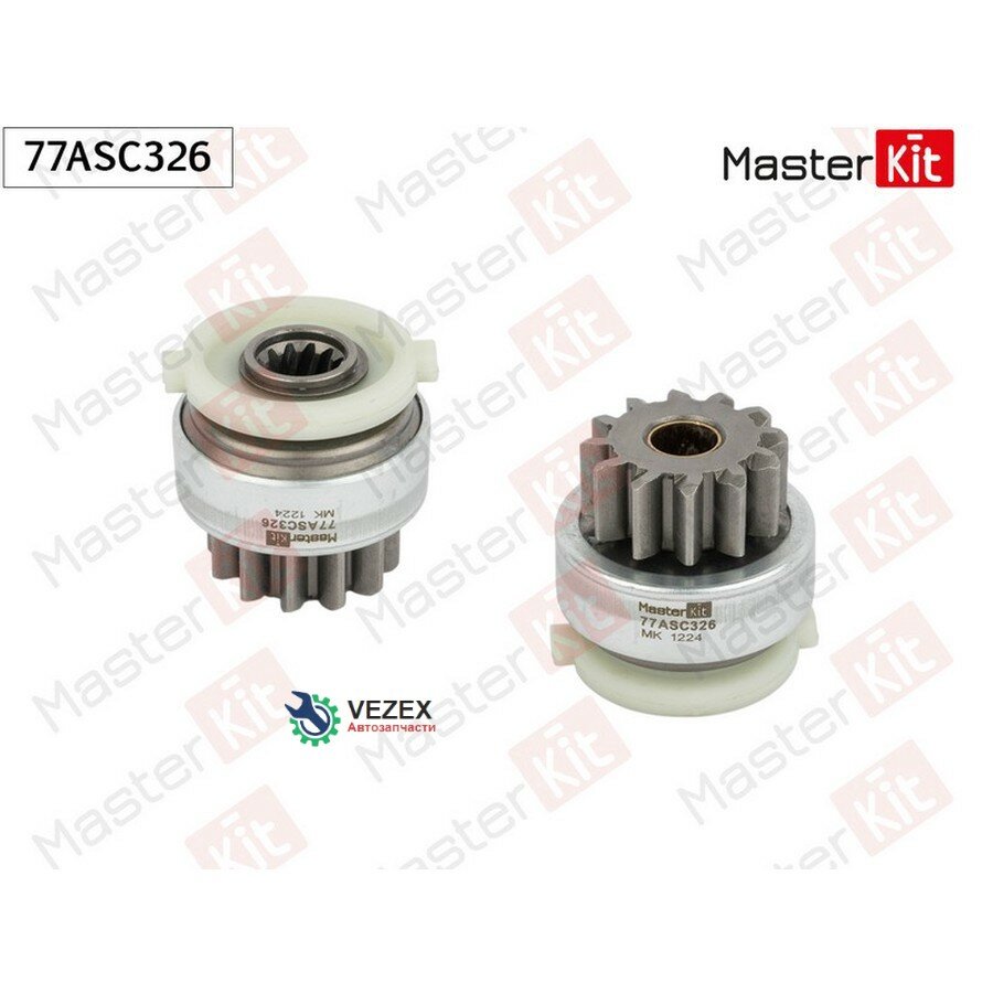 MASTERKIT 77ASC326 Бендикс стартера FORD MONDEO III, TRANSIT 77ASC326