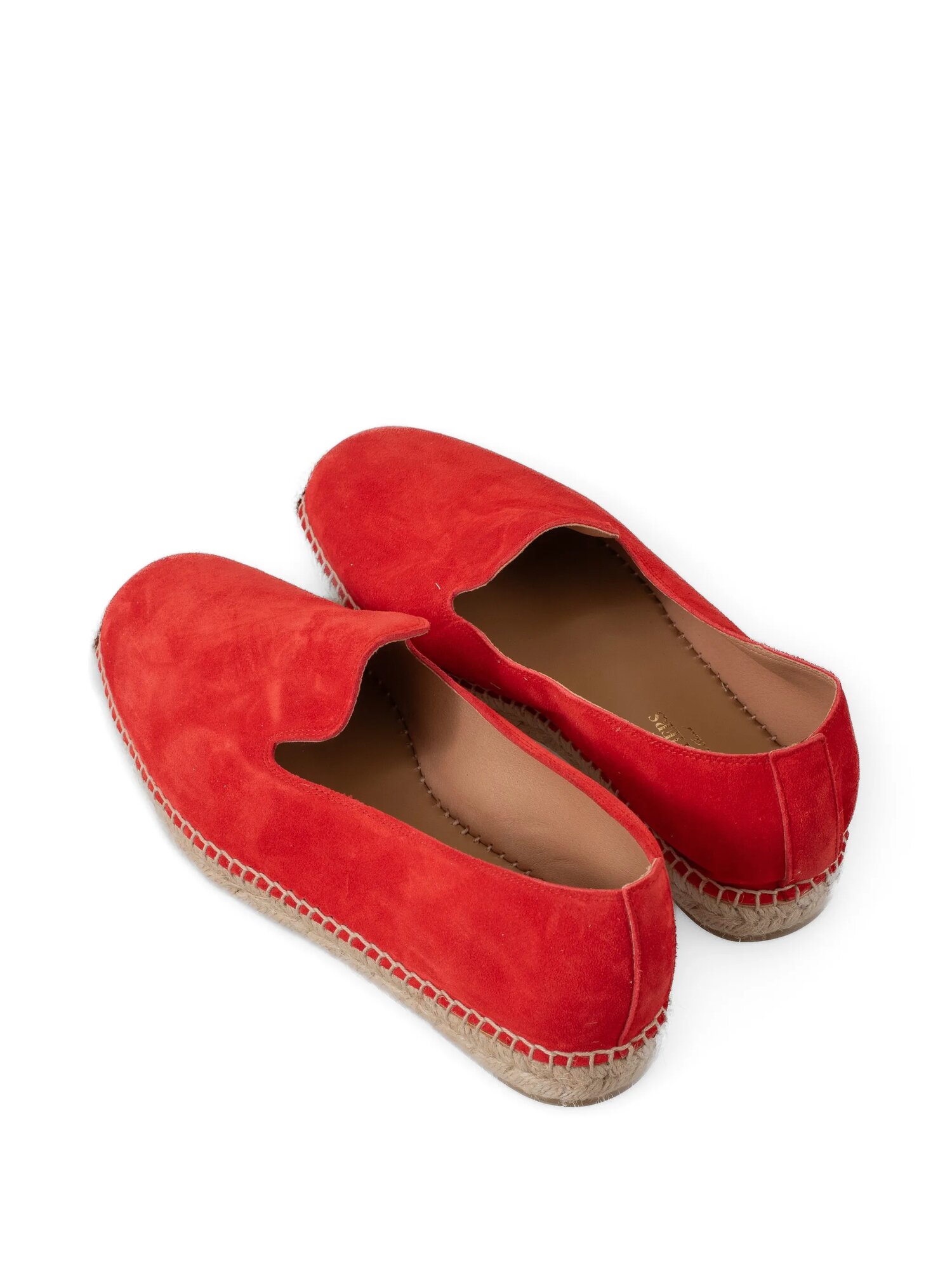 Эспадрильи LES HERITIERS Futadera suede espadrilles, размер 45, red — фото 1