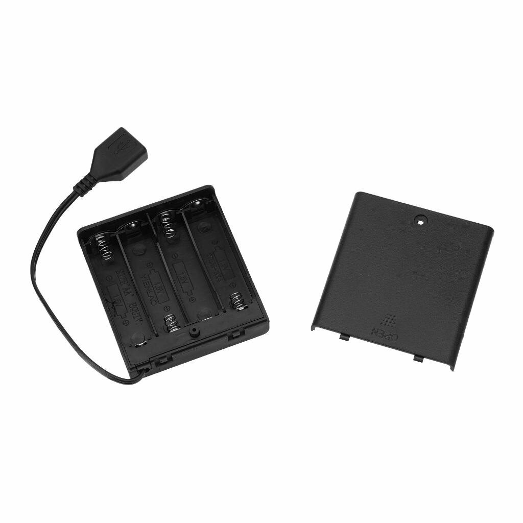 Корпус для батареек АА с USB-разъёмом, 4