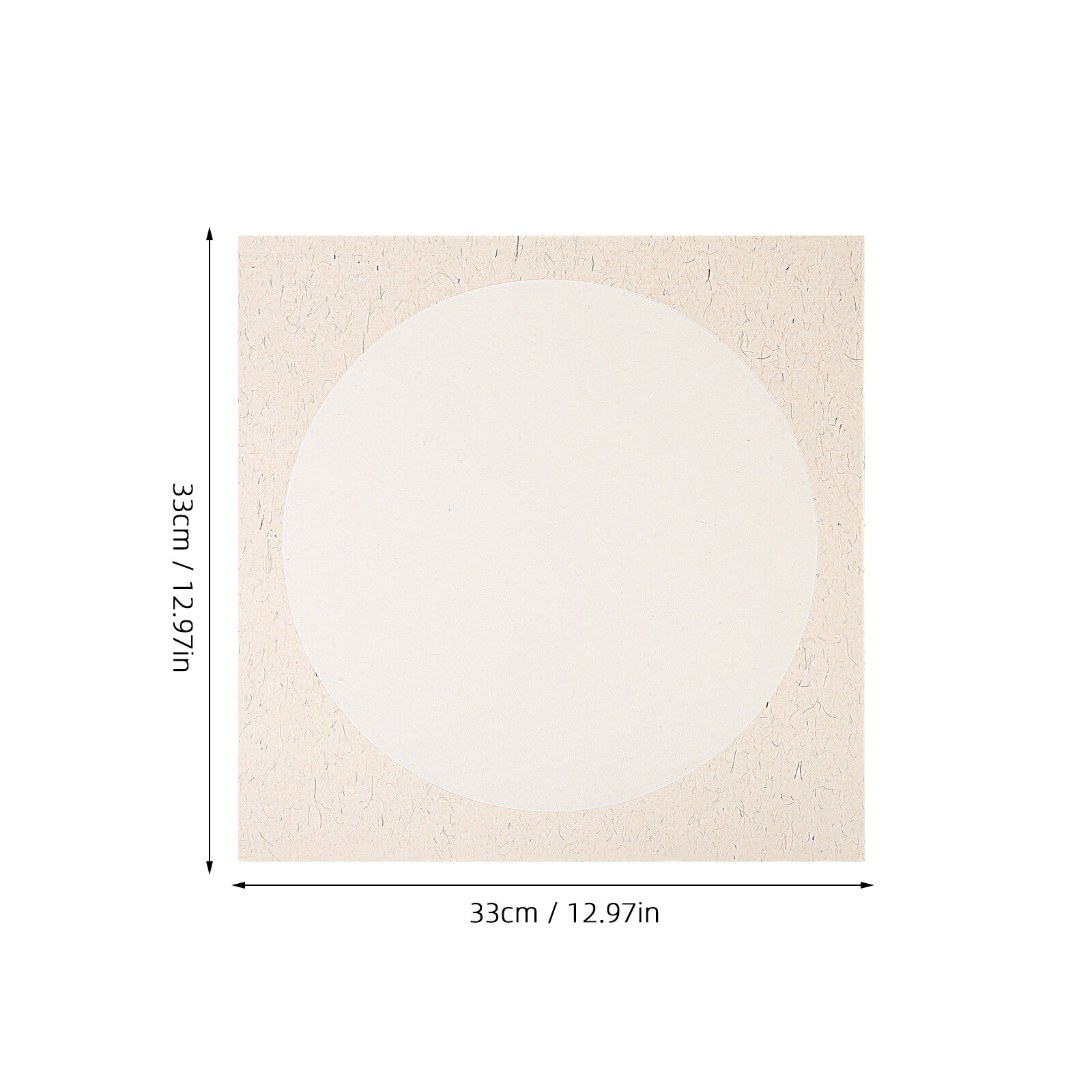 Бумага Для Каллиграфии 10 Листов Бежевого Цвета Размером 33.00X33.00X0.10Cm Идеальна Для Рисования И Письма