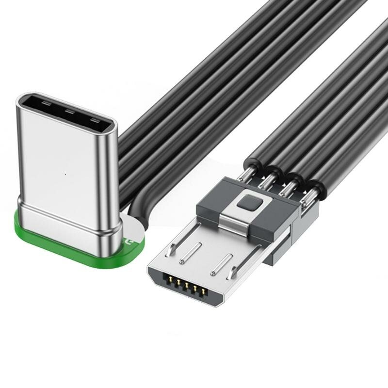 USB-C к USB-кабель под прямым углом, 1.5m - прямая голова