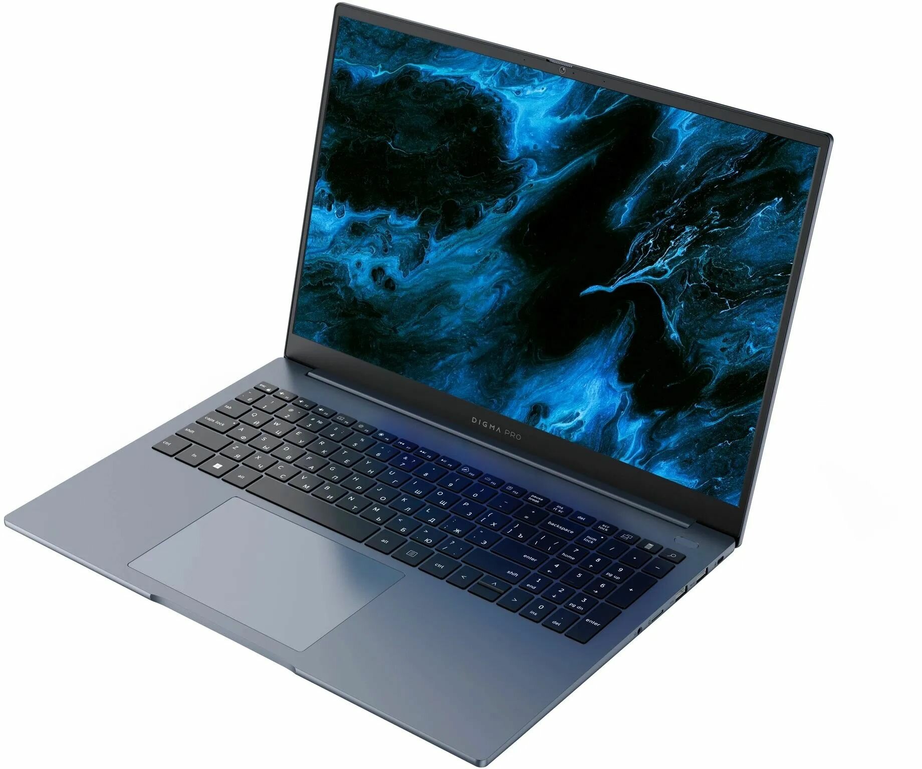 Digma Ноутбук Digma Pro Pactos Ryzen 5 7430U 16Gb SSD 512Gb AMD Radeon Graphics 16" IPS WUXGA (1920x1200) Windows 11 Pro dk.grey WiFi BT Cam 5500mAh (DN16R5-ADXW04)