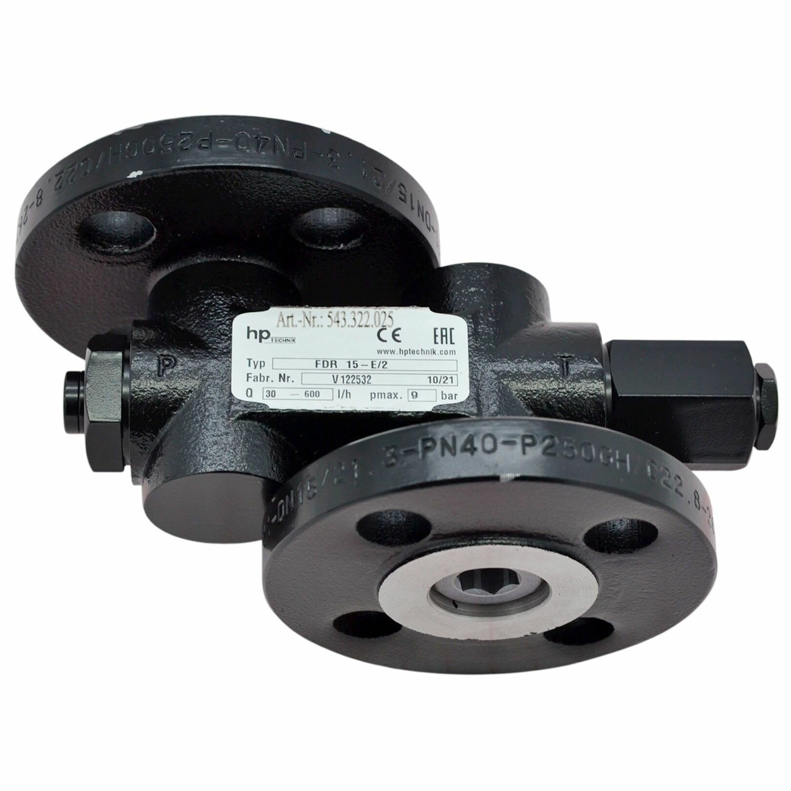 Перепускной клапан hp-Technik FDR 15-Е/2