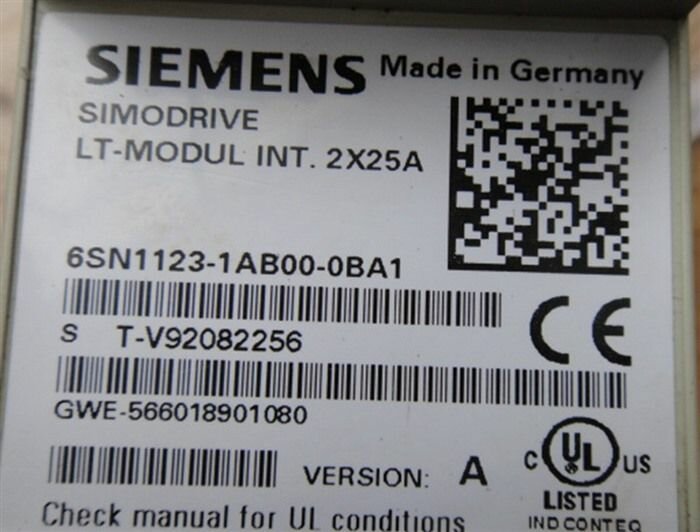 Модуль SIEMENS 6SN1123-1AB00-0BA1 SIMODRIVE 611 Power Module