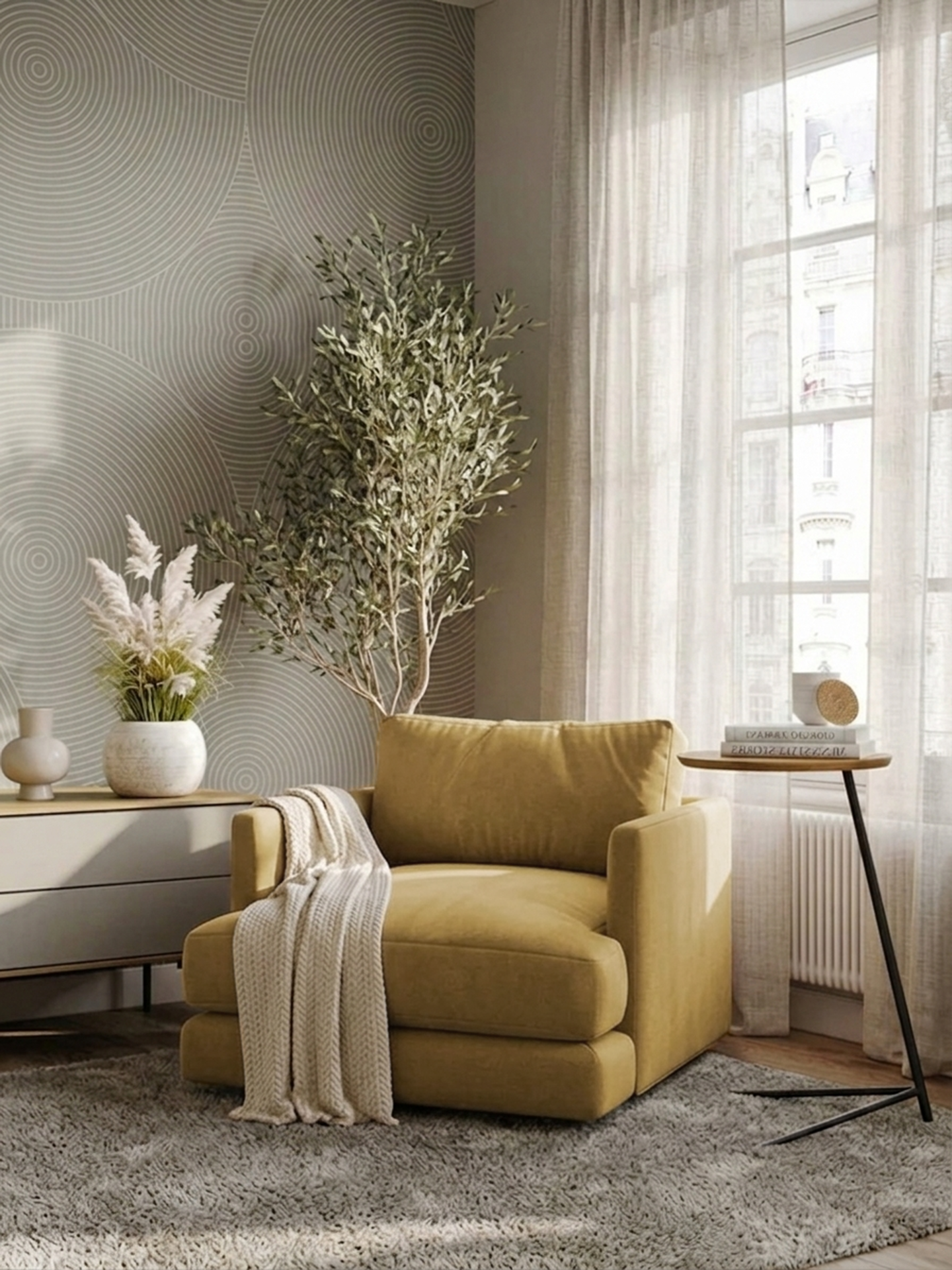 Кресло Ибица Velutto 56 NOW 93x93x90 см, желтый Велютто, нераскладной Фиеста
