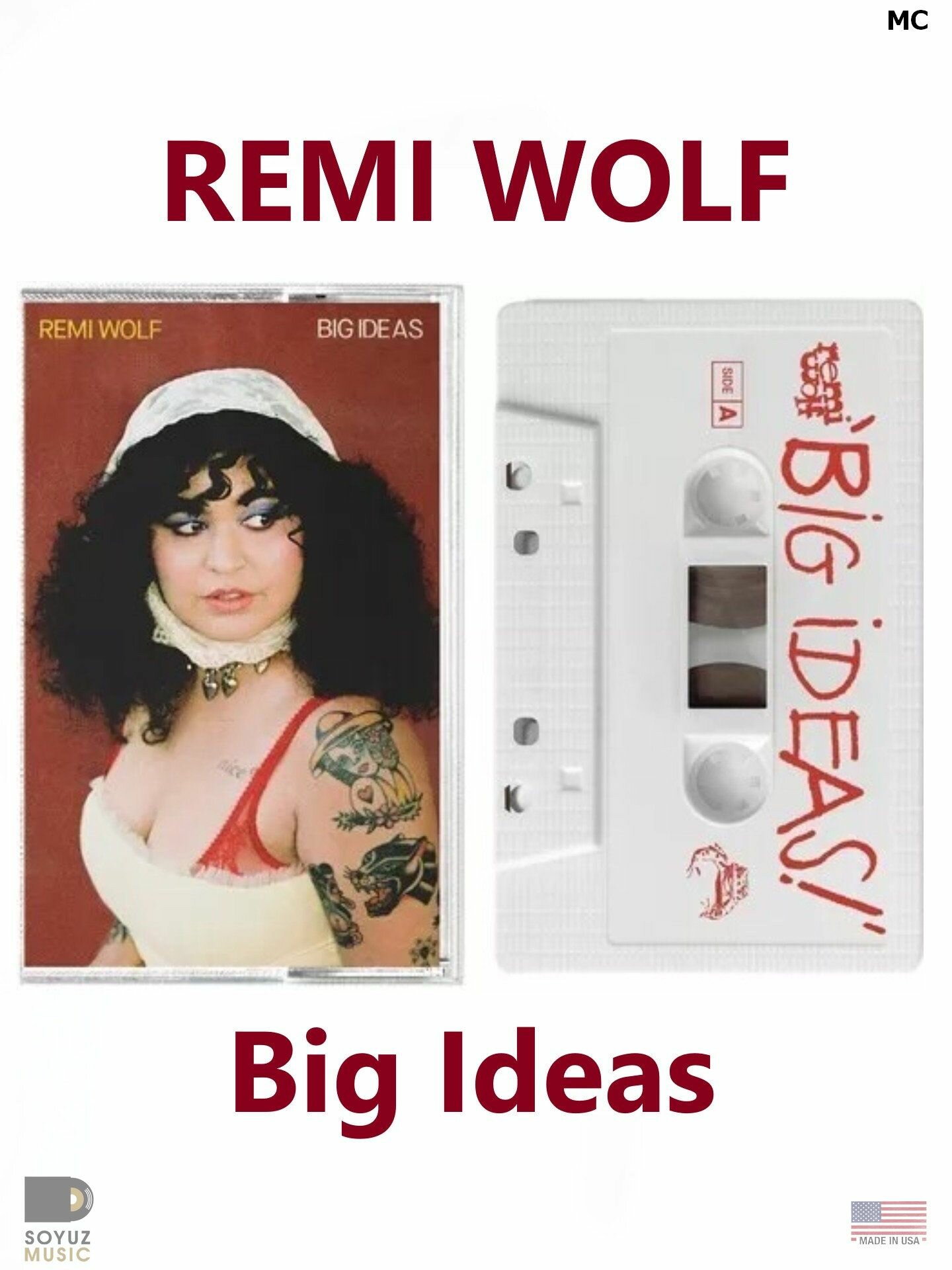 REMI WOLF. Big Ideas (MC/Аудиокассета/Импорт/USA)
