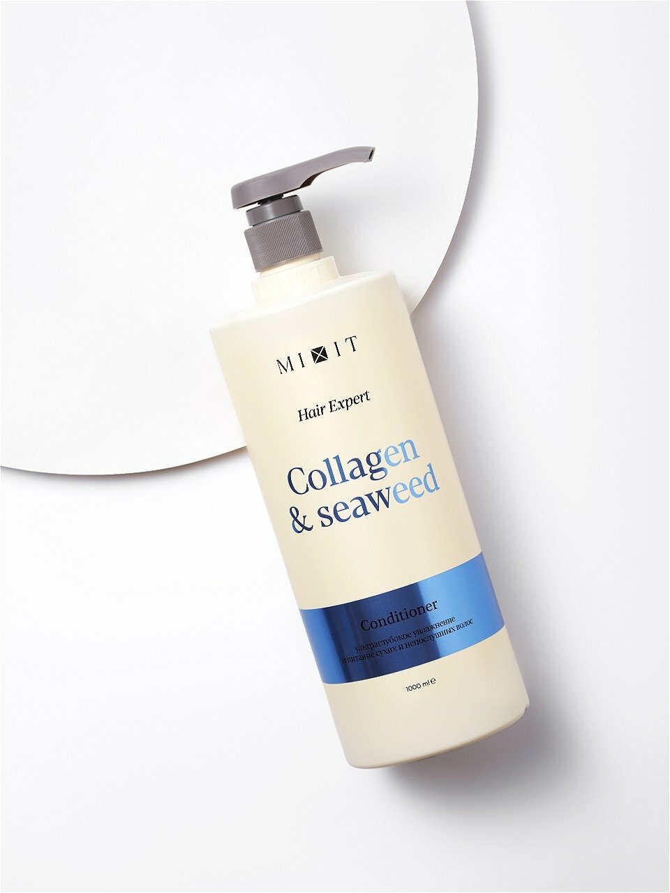 Шампунь Mixit Hair Expert, увлажняющий, для повреждённых волос, 1л