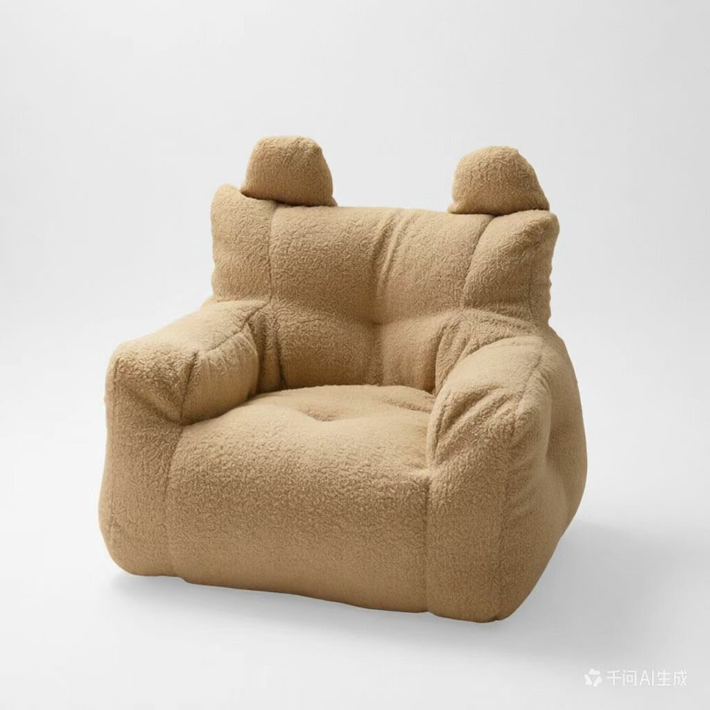 Детский диван, плюшевые игрушки, наполнитель из пенополистирола, 52*52*48 см
