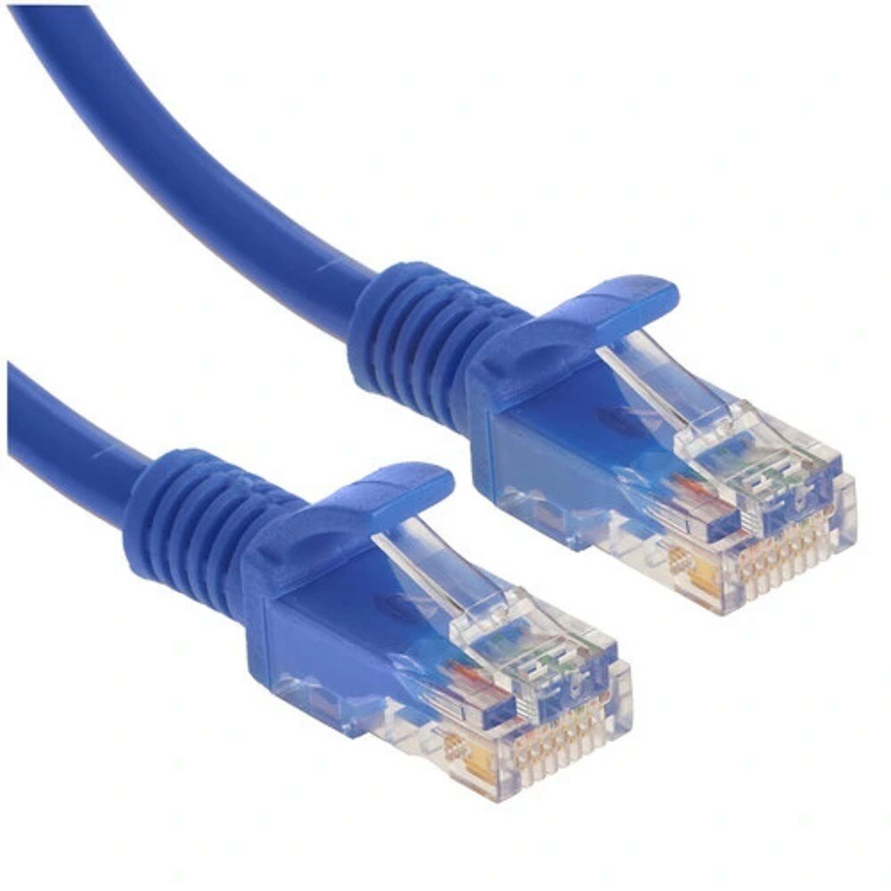 Патч-корд интернет кабель Cablexpert PP10-10M/B U/ UTP cat.5 10 м Синий