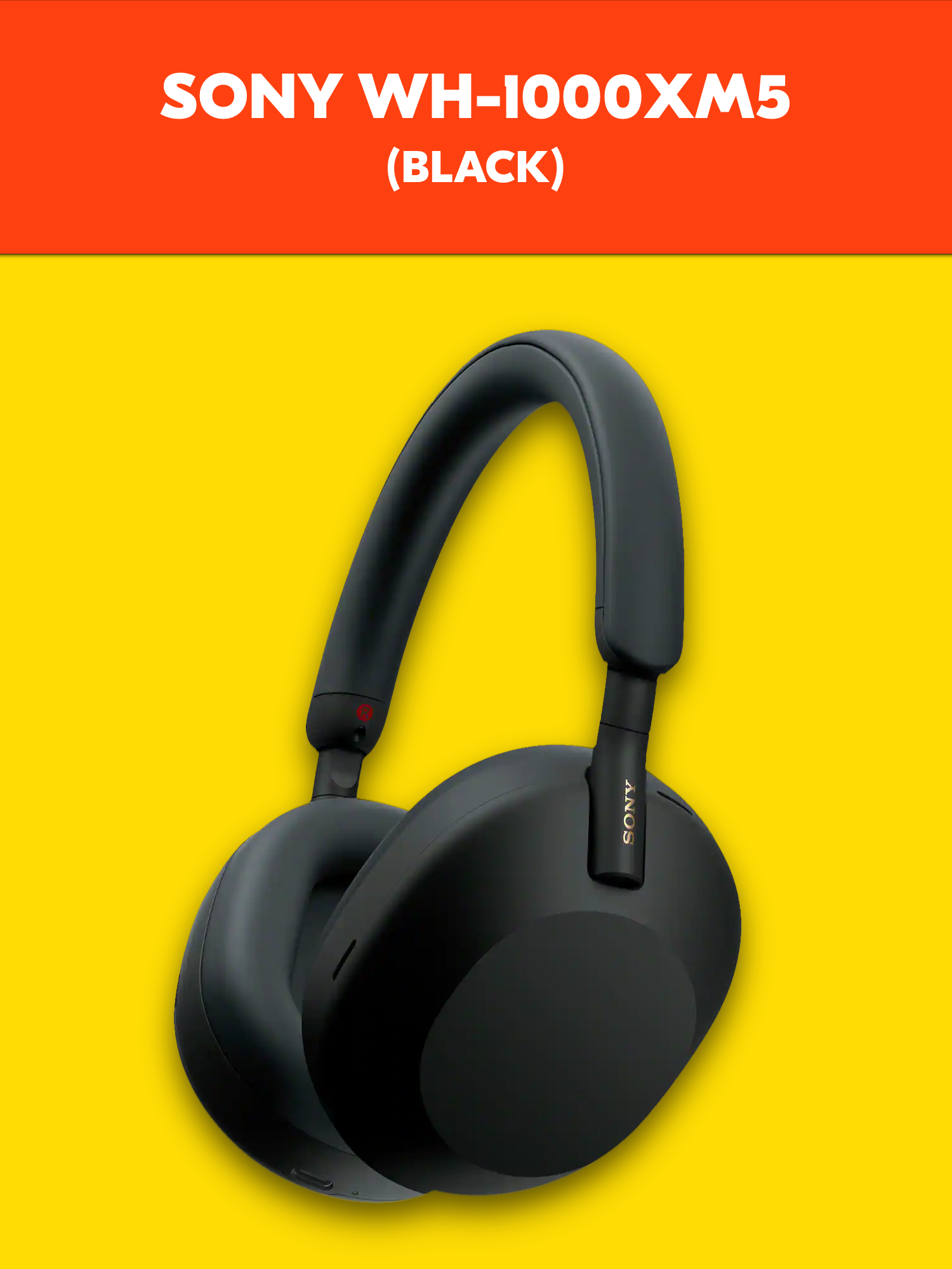 Беспроводные наушники с шумоподавлением Sony WH-1000XM5 (Black | Черный)