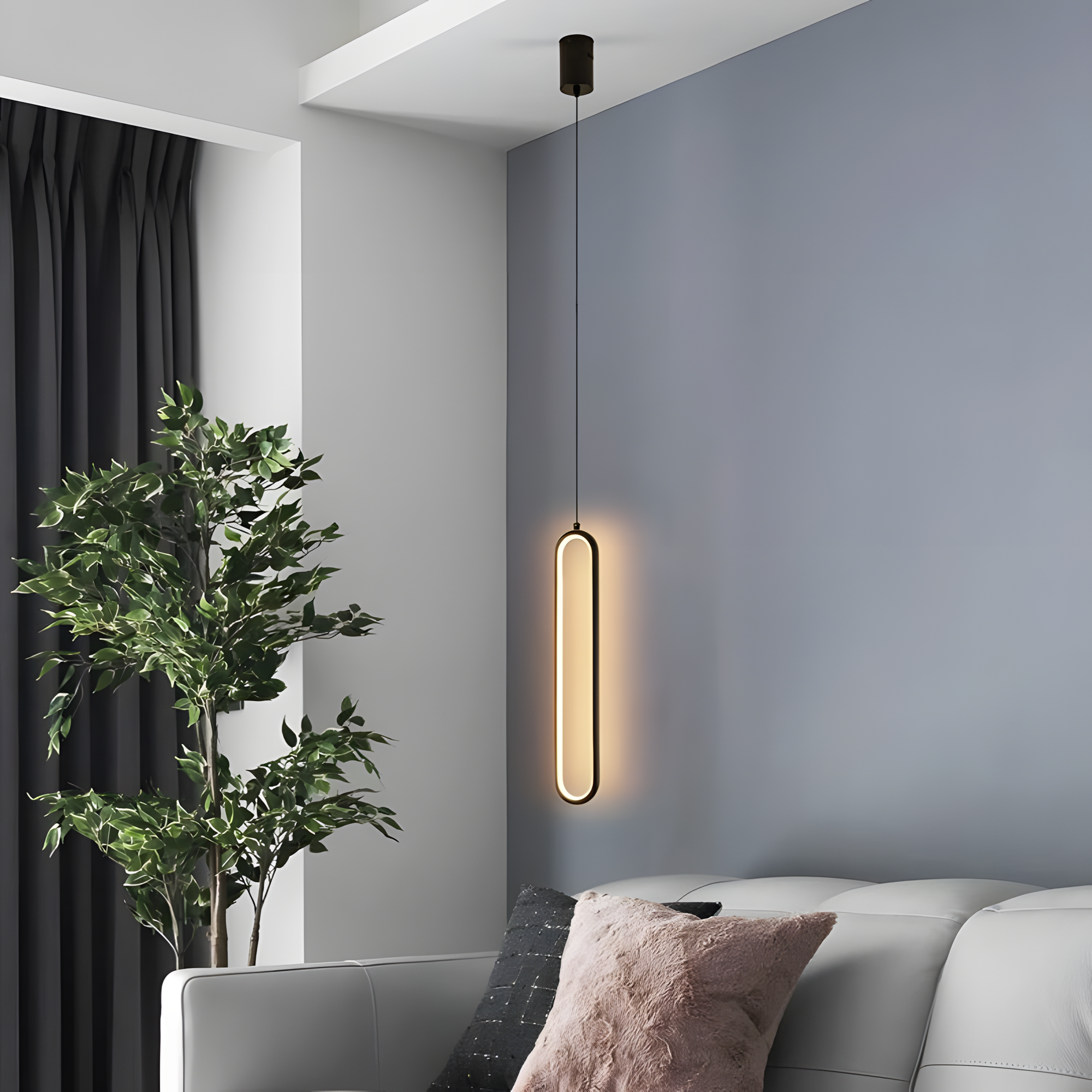 Люстра LJHI, 18 Вт, LED, 3-цветная, регулируемая температура, IP24