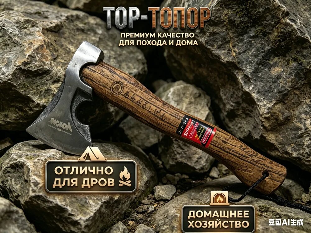 Топоры для резки костей и раскалывания дров, стальные топоры для использования на открытом воздухе