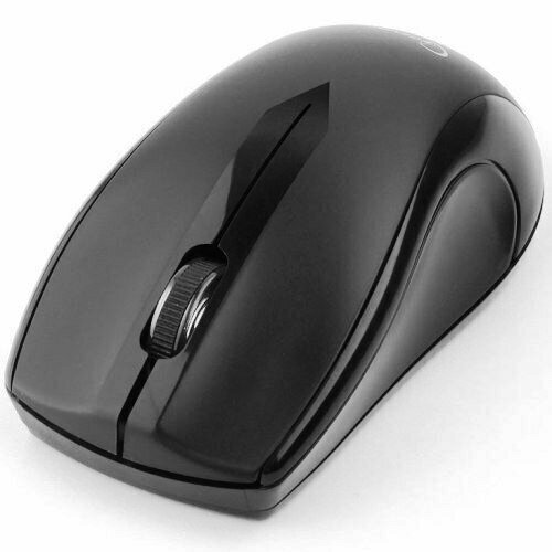 Мышь беспроводная Gembird MUSW-320 чёрная, 2.4ГГц, 3кн, 1000dpi, картон