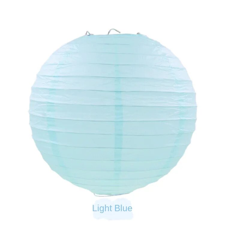 Бумажные фонарики merylover 35 см light blue