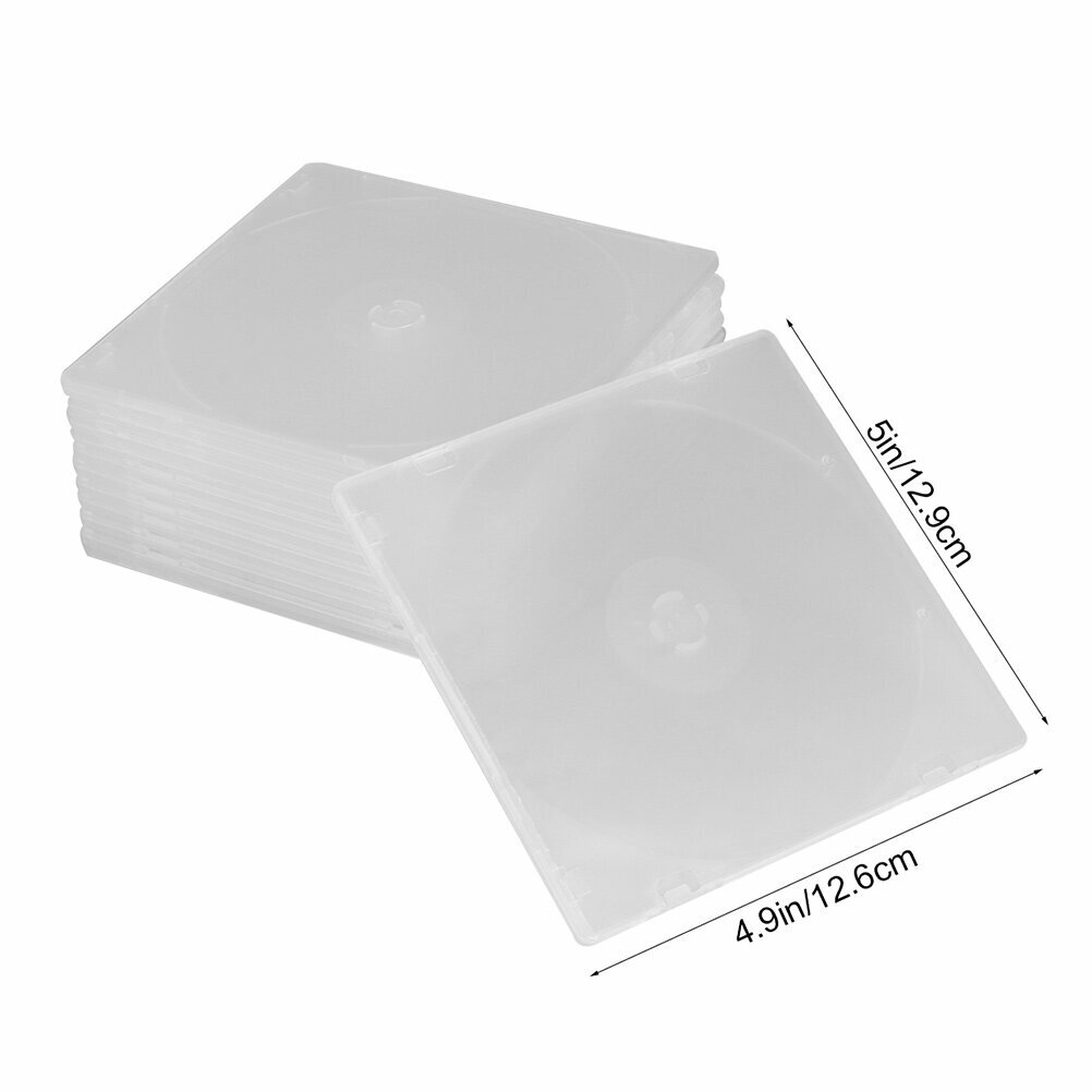 20 Штук Многофункциональный Чехол Для Одного CD DVD С Подставкой 13.00X12.50X0.30CM