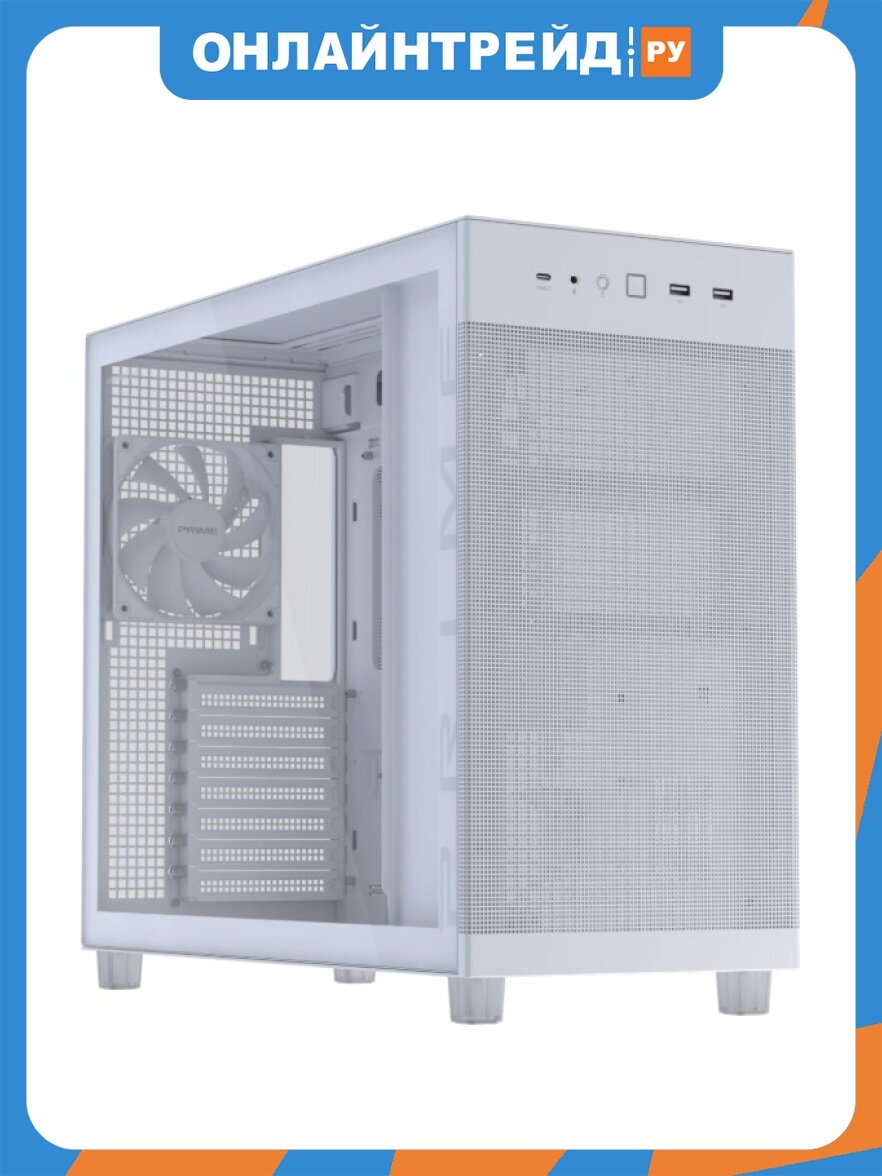 Корпус Asus Prime AP303 TG, белый