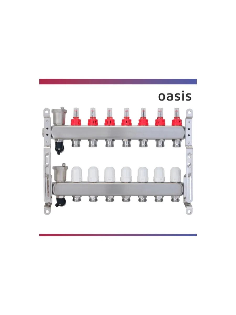 Oasis Коллекторная группа с расх. в сборе 7-вых. 1”3/4 KNR01-07