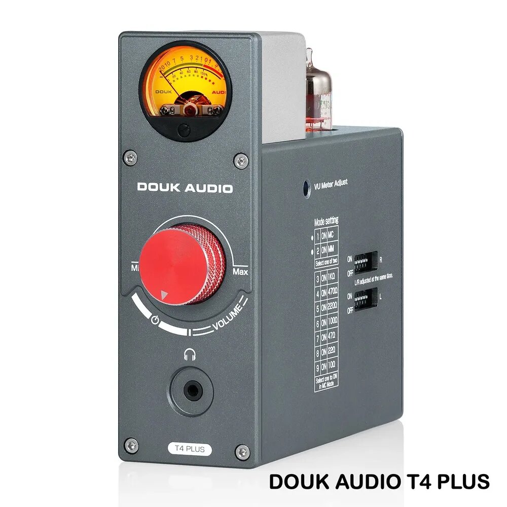DOUK AUDIO T4 PLUS 5725 Ламповый предусилитель Phono Stage для домашних проигрывателей Усилитель для наушников