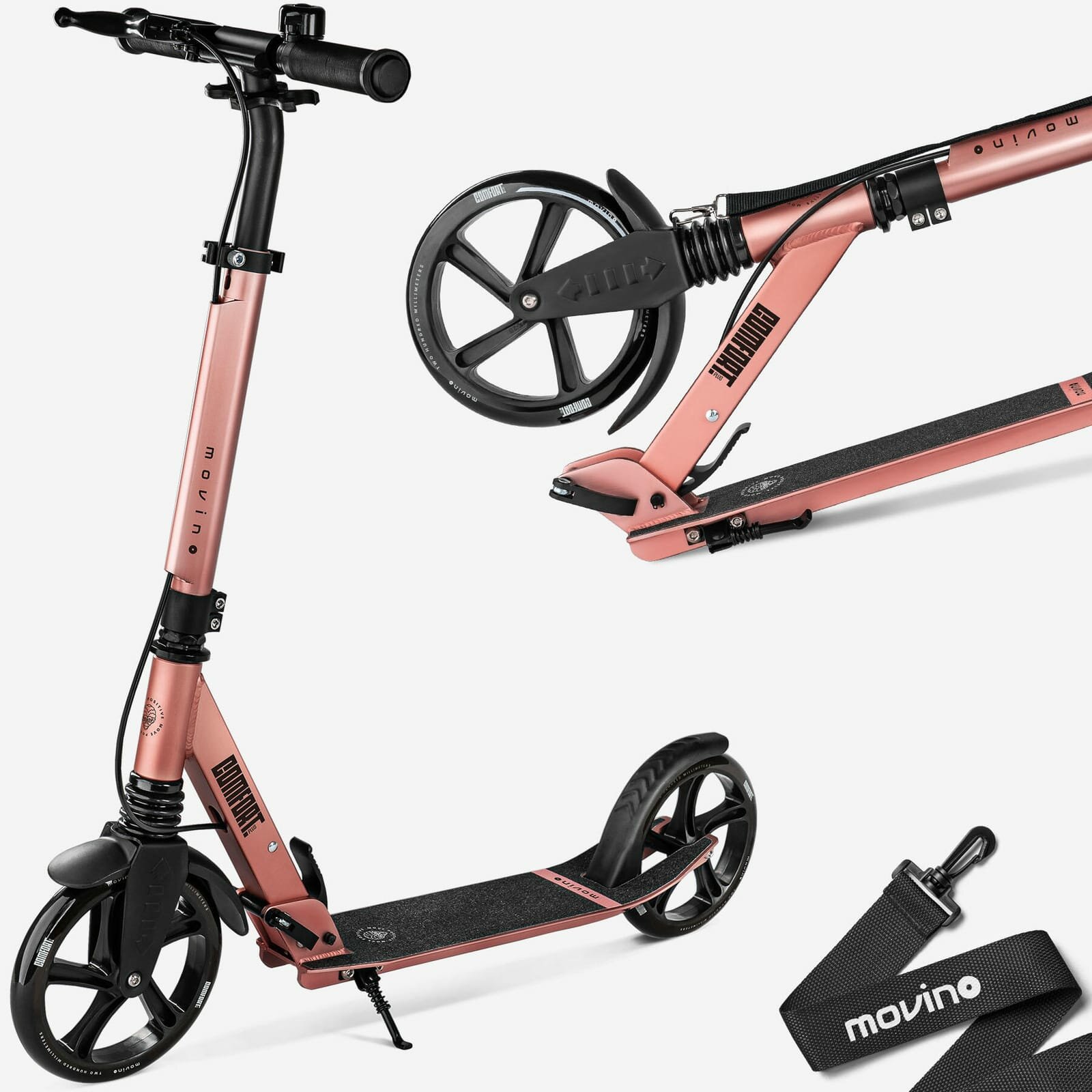 DECATHLON самокат Decathlon Movino Comfort+, розовый