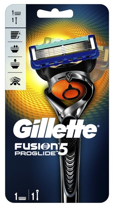 Бритва с 1 смен. кассетой GILLETTE Fusion ProGlide Flexball 7702018388707 819164