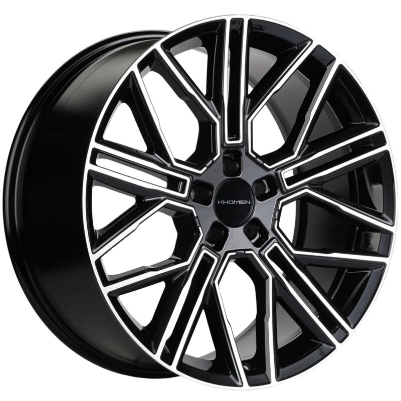 Литой колесный диск Khomen Wheels KHW2101 (Tesla) 9,5x21/5x114,3 ET40 D64,1 Black-FP