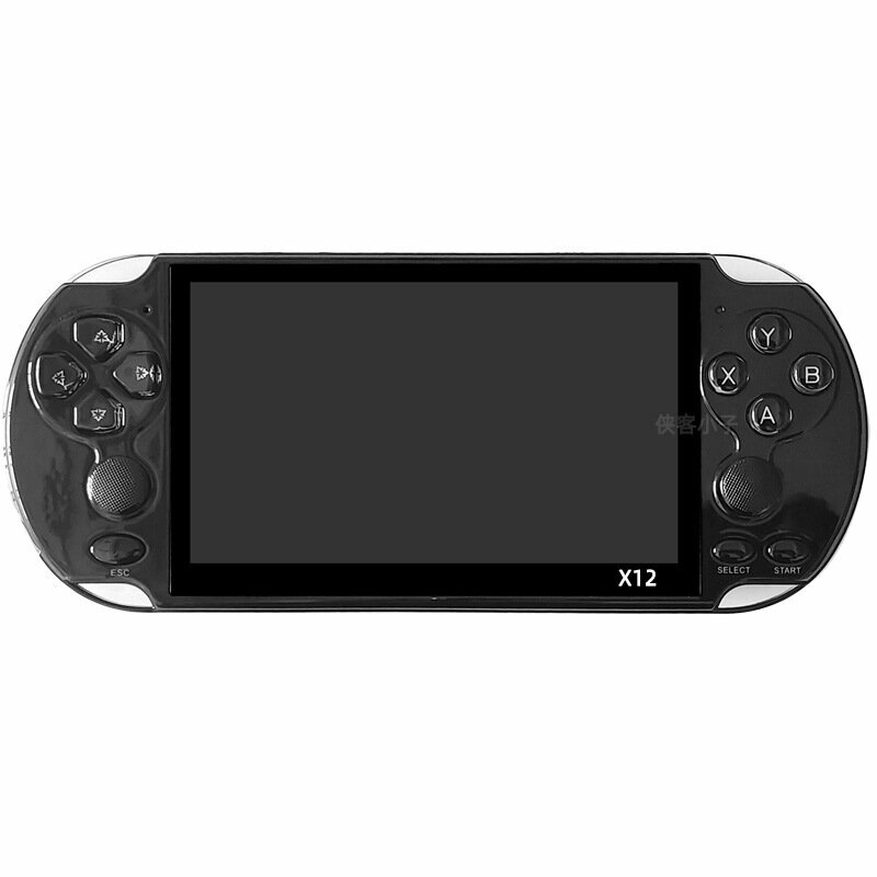 X12 игровая консоль с черным цветом, 5.1-дюймовым дисплеем, 8 ГБ памяти, совместимость с GBA