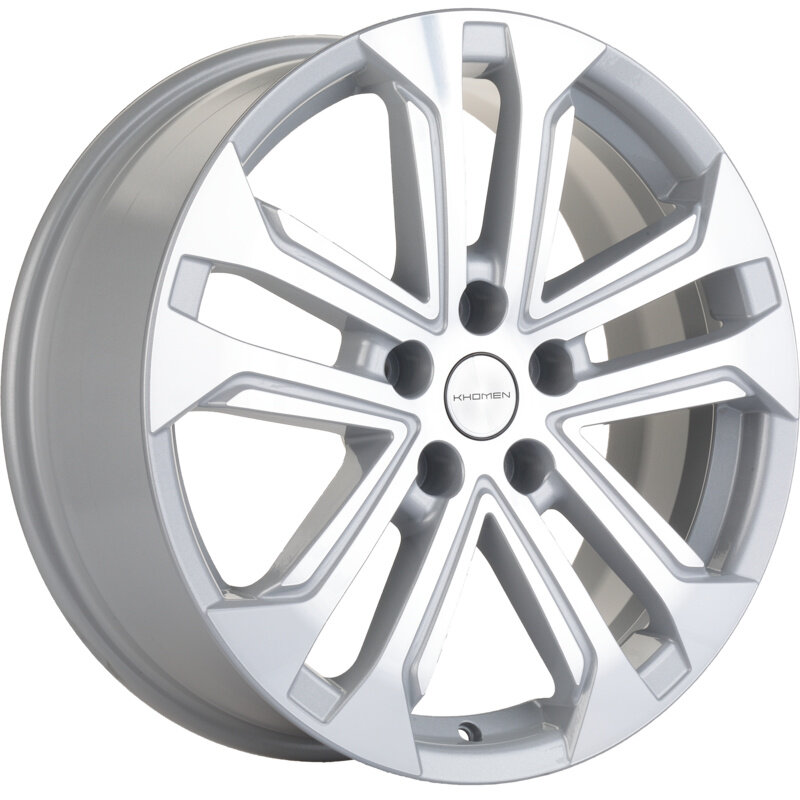 Литой колесный диск Khomen Wheels KHW1803 (CX-5/Seltos) 7x18/5x114,3 ET50 D67,1 F-Silver-FP