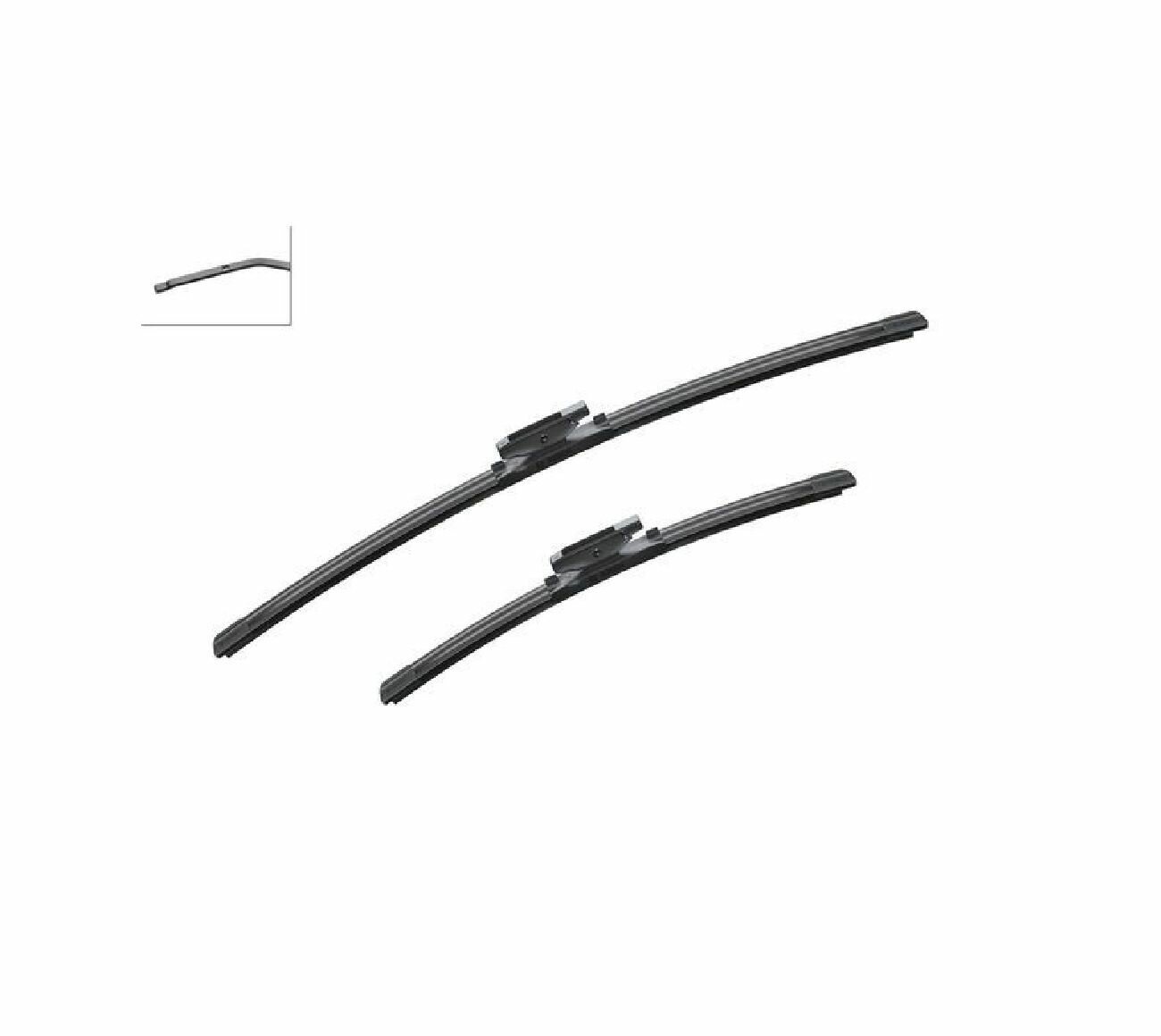 Щетки стеклоочистителя бескаркасные Aerotwin 600/400мм крепление Bayonet arm, BOSCH 3397007116