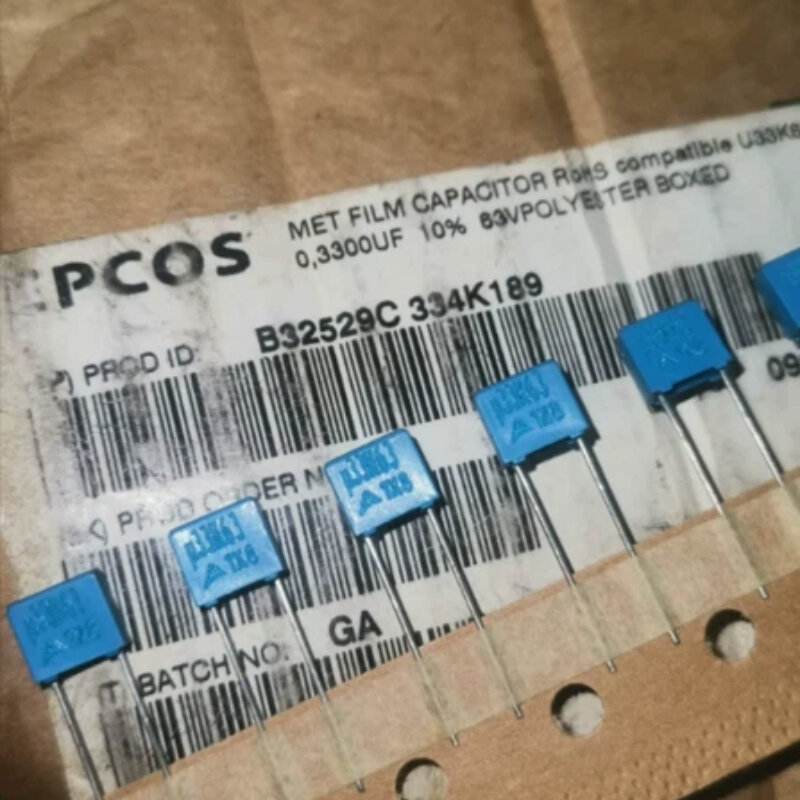 EPCOS B32529C334K 63V0.33UF 330NF Audio Crossover Film Capacitor P=5㎜ 10шт цена
