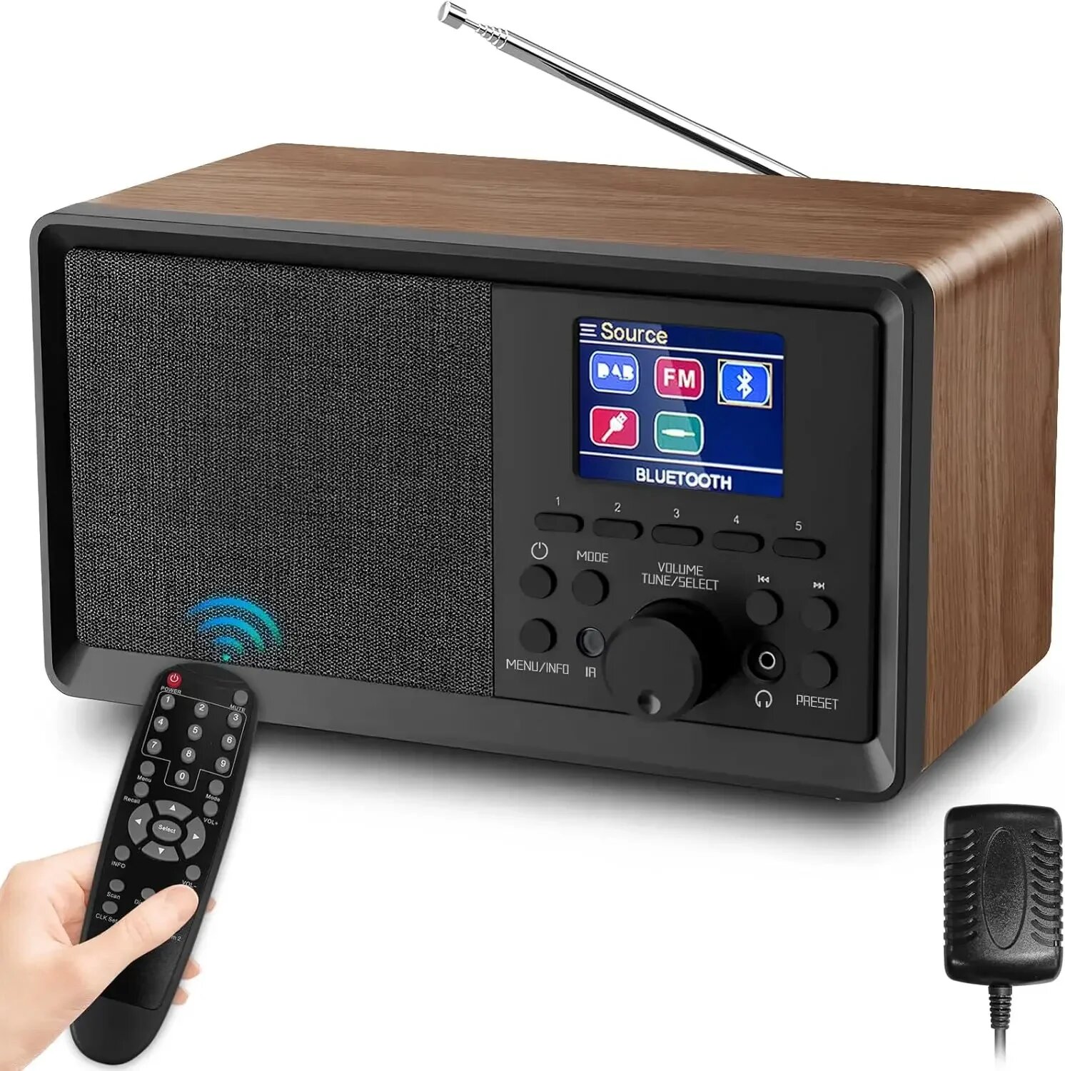Портативный радиоприемник SwYiSm DAB/DAB+ FM с Bluetooth