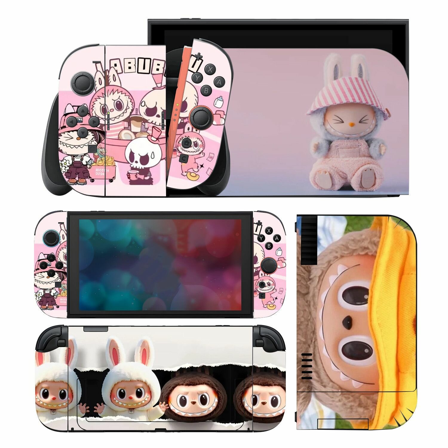 Наклейка на Nintendo Switch 2, Лабубу